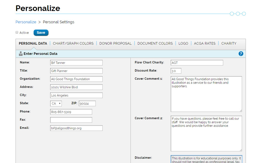 Basic Planned Giving Software (CresLite) - Crescendo Interactive